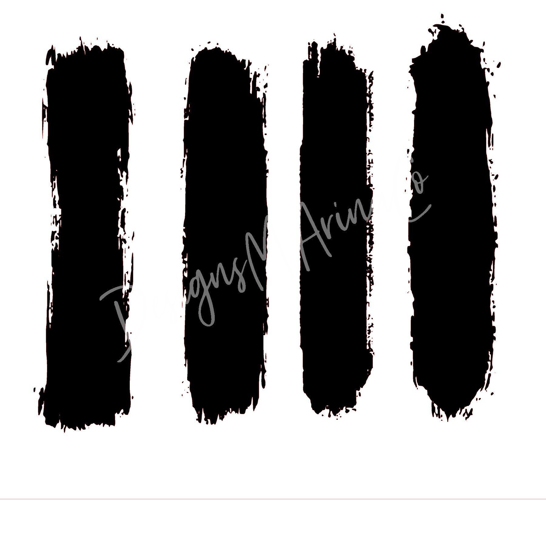 Brush Strokes SVG - Etsy