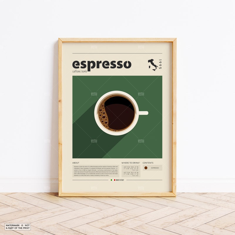 Coffee Print - Etsy