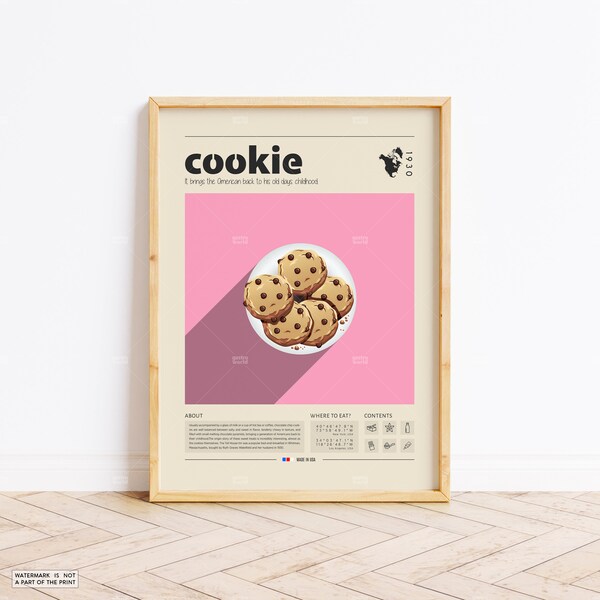 Cookie Poster - Etsy