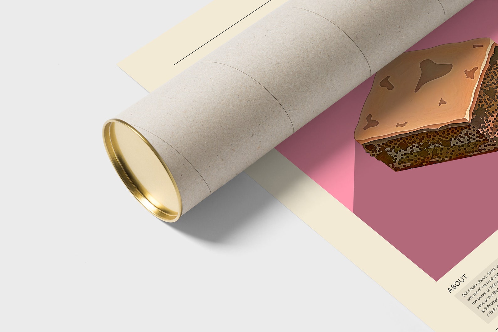 Brownie Poster Food Poster American Food Retro Poster - Etsy