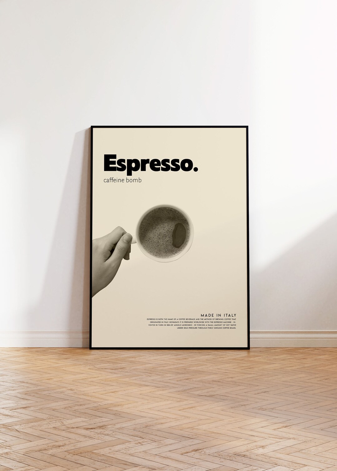 Espresso Poster, Coffee Print, Italian Coffee, Retro Poster ...
