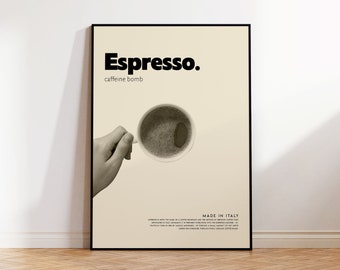 Coffee Cowboy Wall Art Coffee Bar Decor Western Coffee Print Bar Cart ...