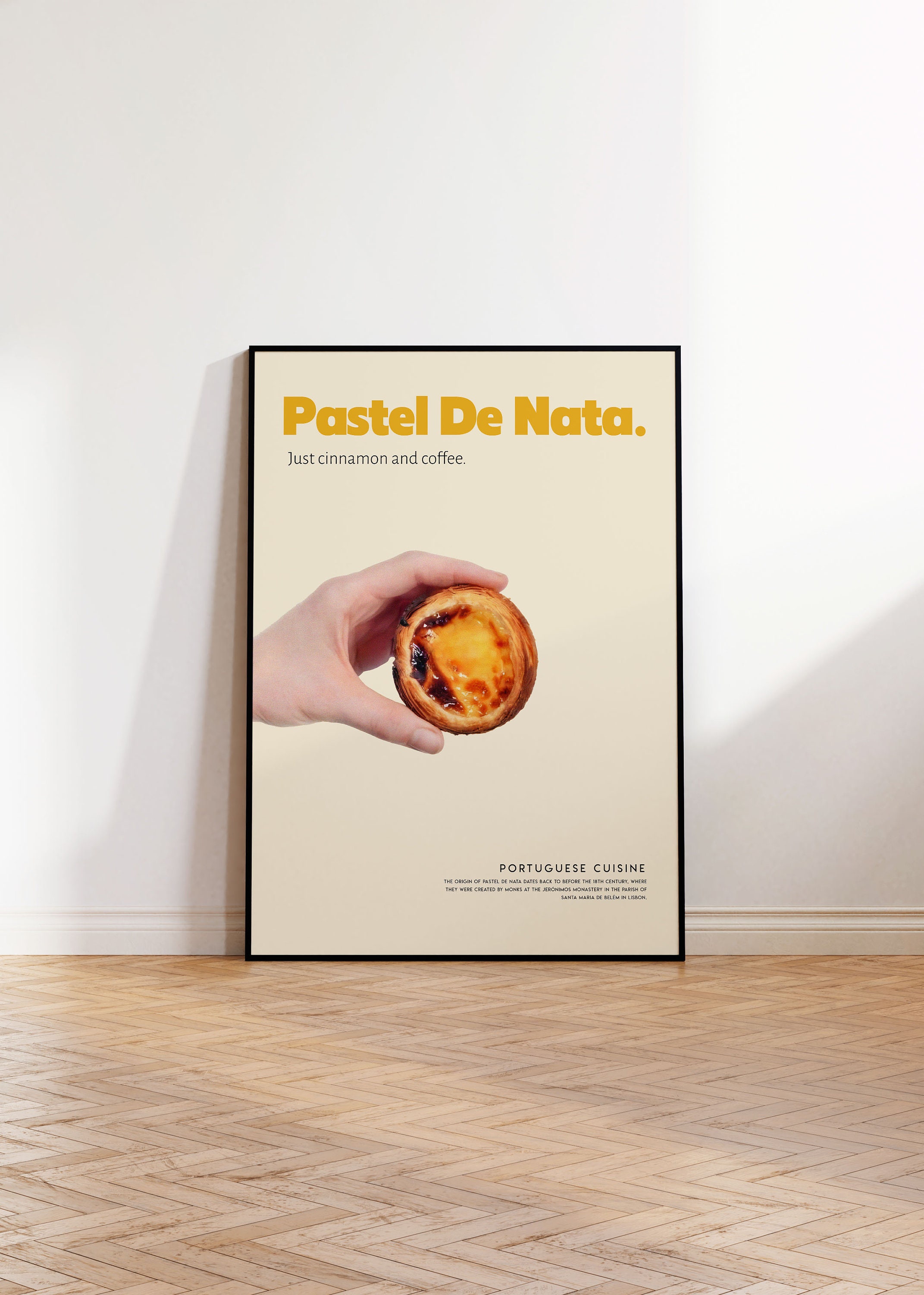 Buy Pastel De Nata Poster Food Print Mexico Food Retro Poster Online in ...