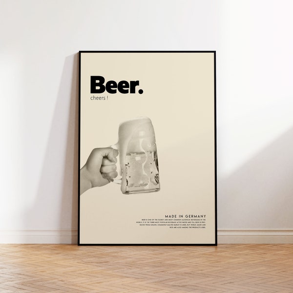 Beer Print - Etsy