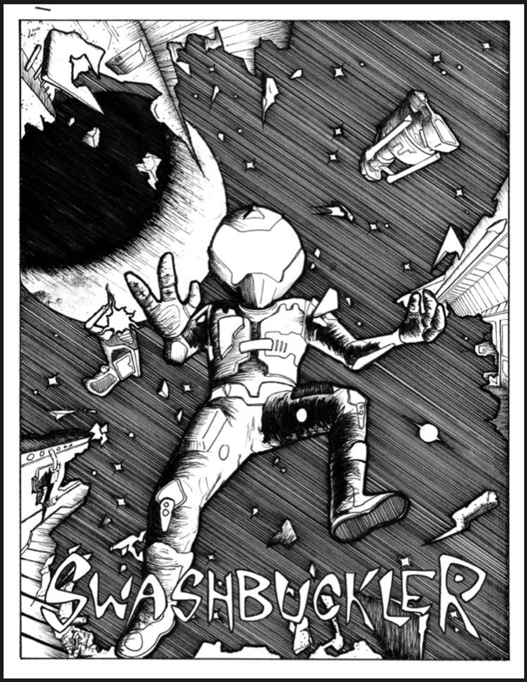 3 X 2 SWASHBUCKLER ASTRONAUT POSTER - Etsy