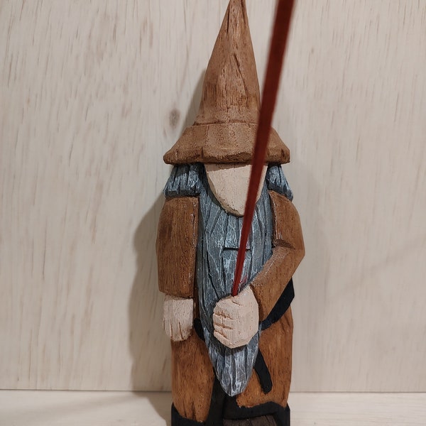 Hand Carved Wizard - Etsy