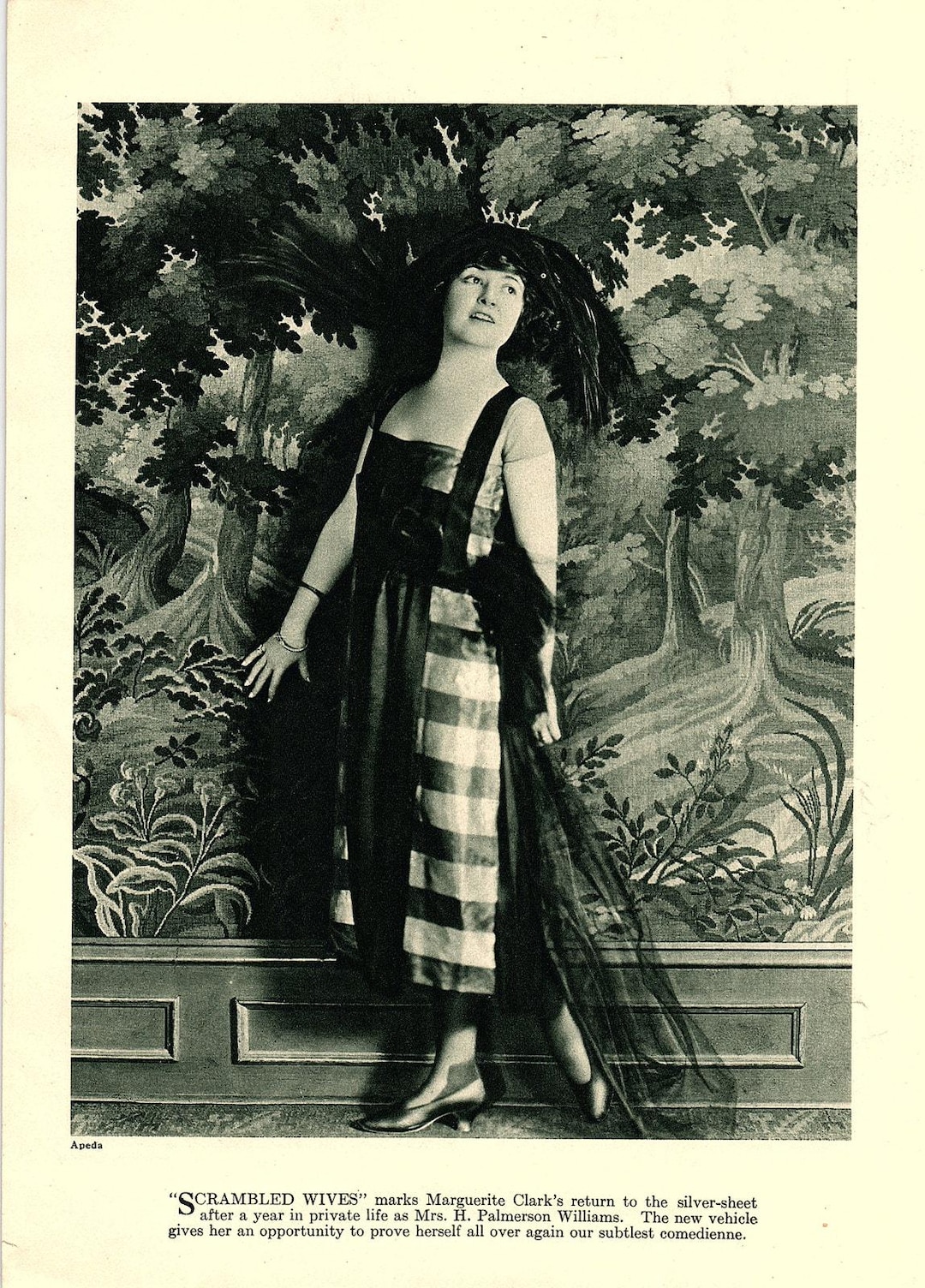 Marguerite Clark, Betty Blythe Scrambled Wives Queen Sheba Double Sided ...