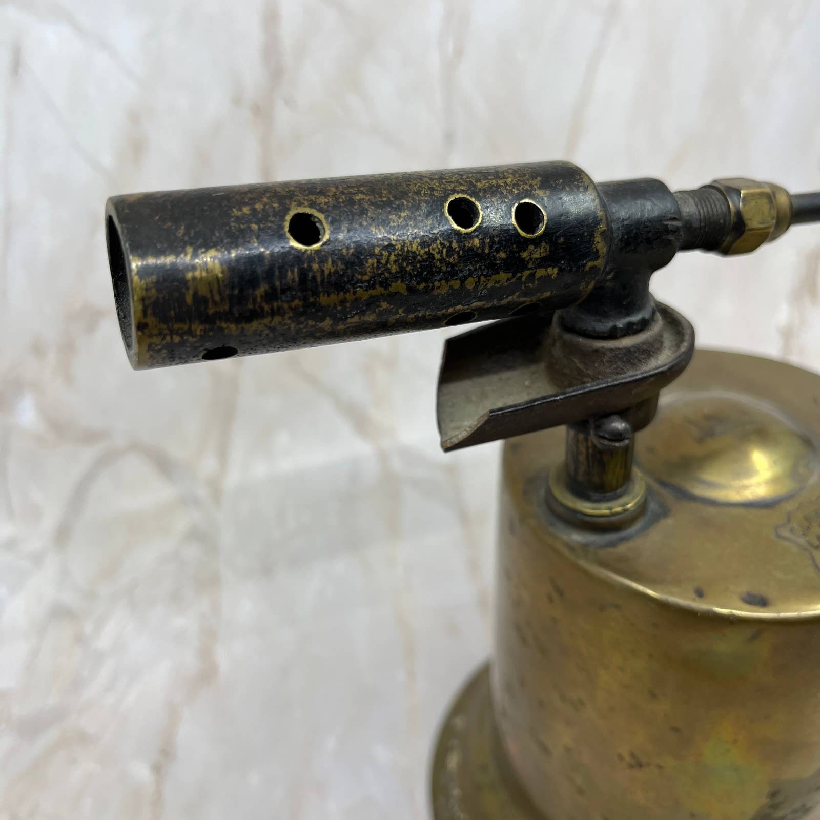 Antique Brass Clayton & Lambert Blow Torch Detroit Michigan Steampunk ...