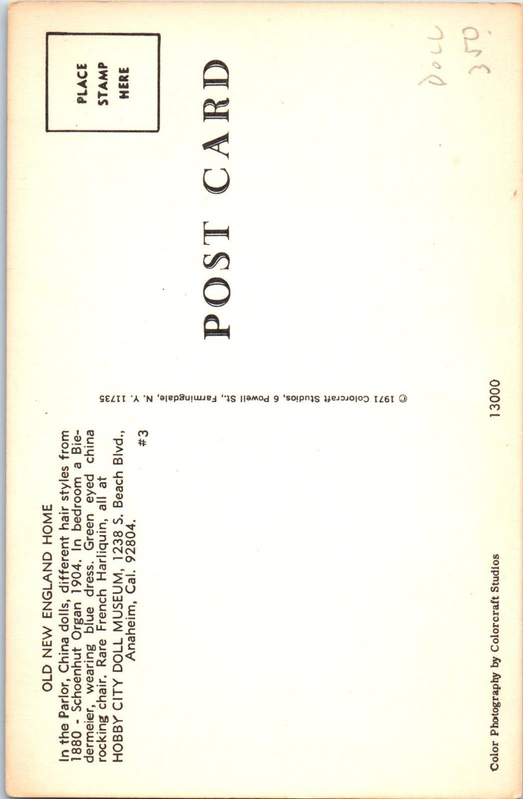 Old New England Home China Dolls Hobby City Doll Museum Anaheim ...