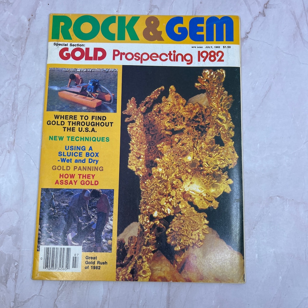 Gold Prospecting Using a Sluice Box - Rock & Gem Magazine - Jul 1982 ...