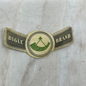 Vintage Bugle Brand Beer Bottle Neck Label AE5 - Etsy