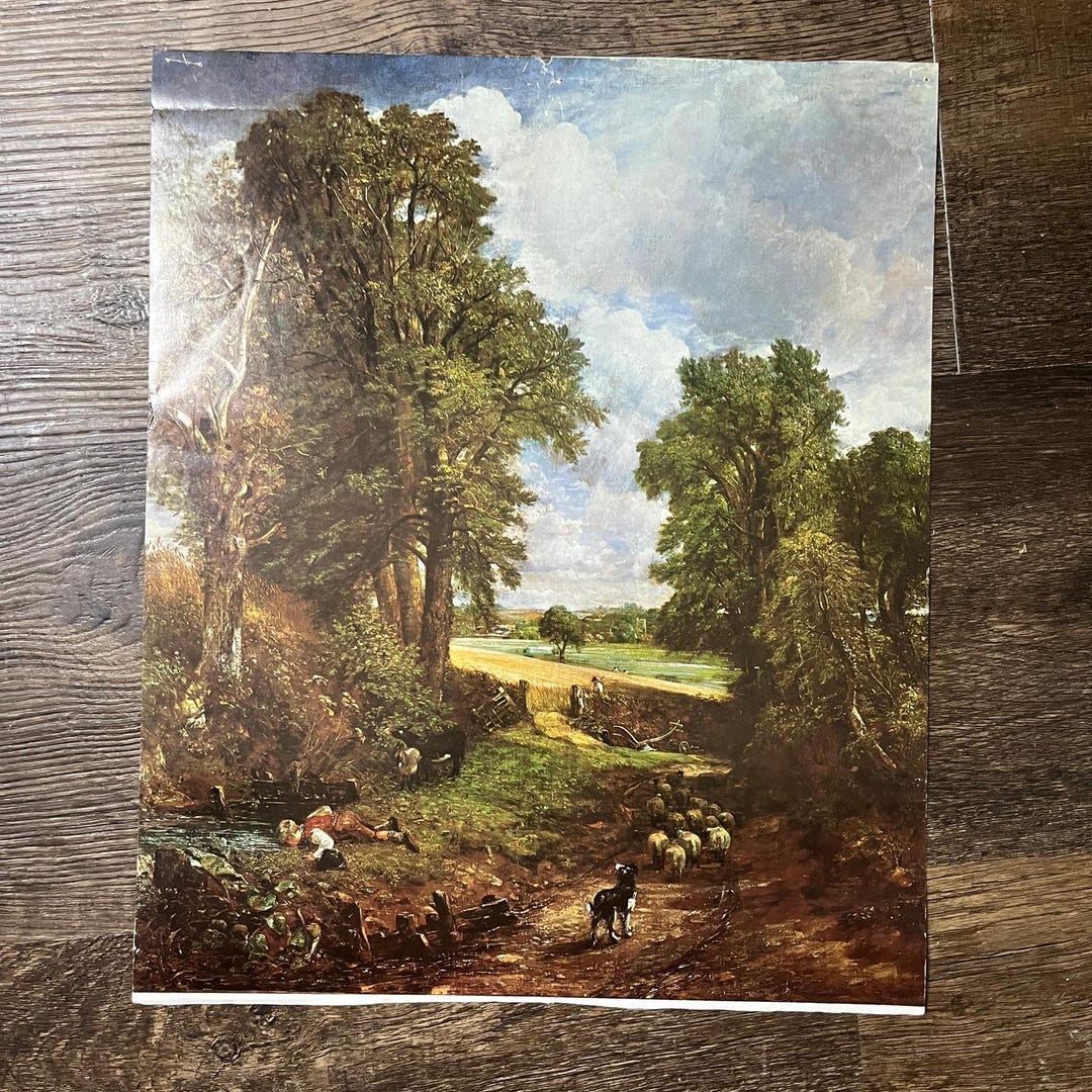 The Cornfield by John Constable Vintage Art Print Lithograph 11x14 V9 ...