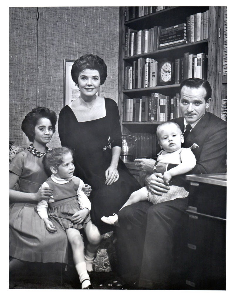 C1960 Press Photo Polly Bergen Freddie Fields Person to Person CBS TJ7 ...