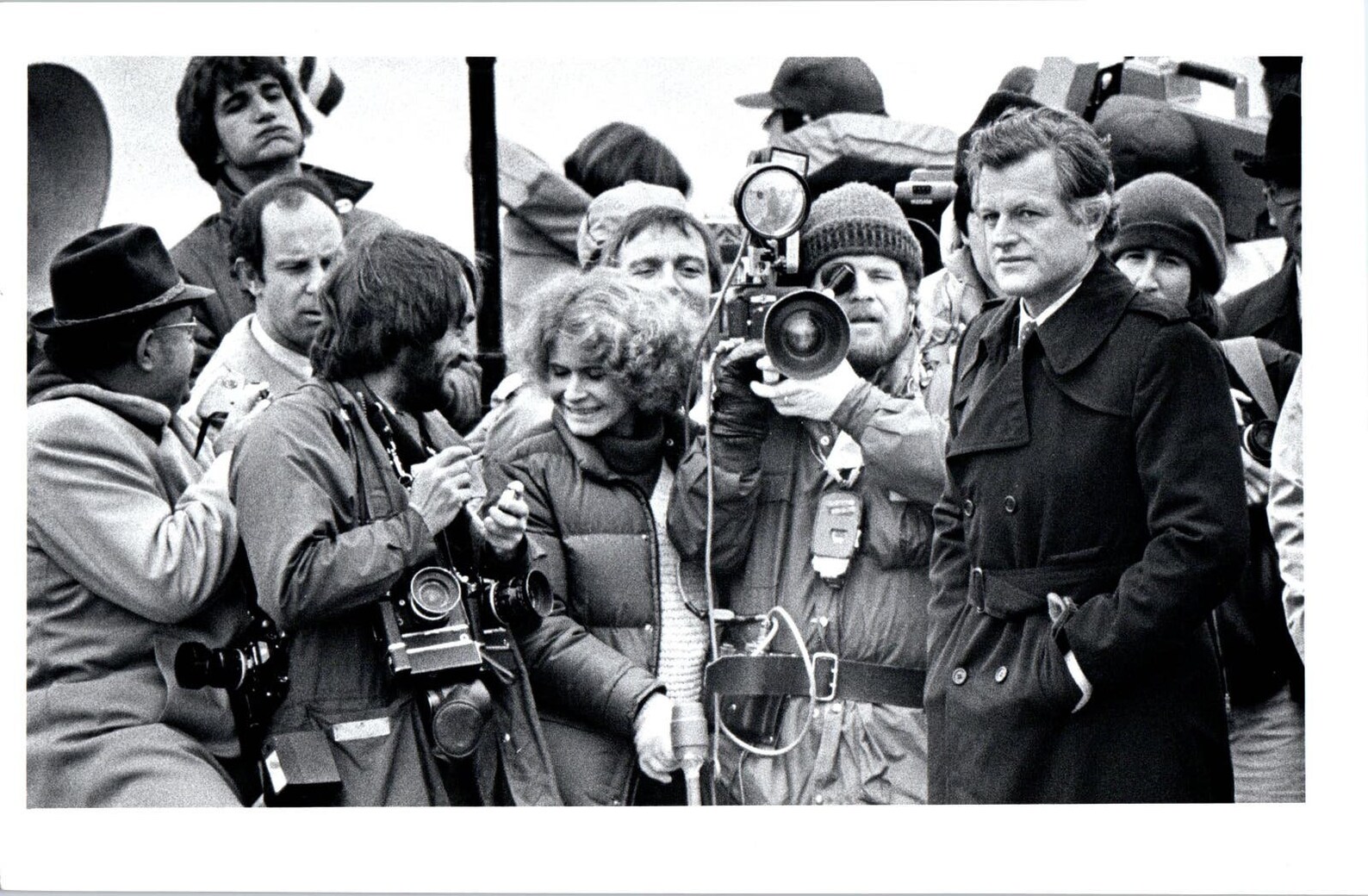 Ted Kennedy Taking a Ride on the Rhode Island 1979 7x11 Press Photo D1 ...
