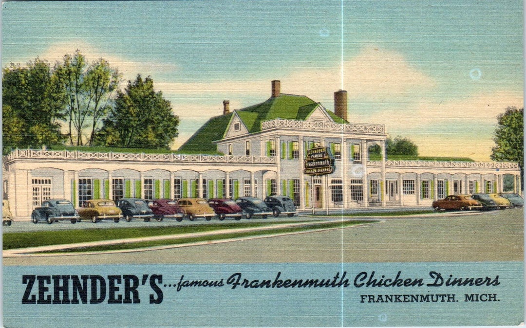Zehnder's Famous Frankenmuth Chicken Dinner MI Original Postcard TK1 ...
