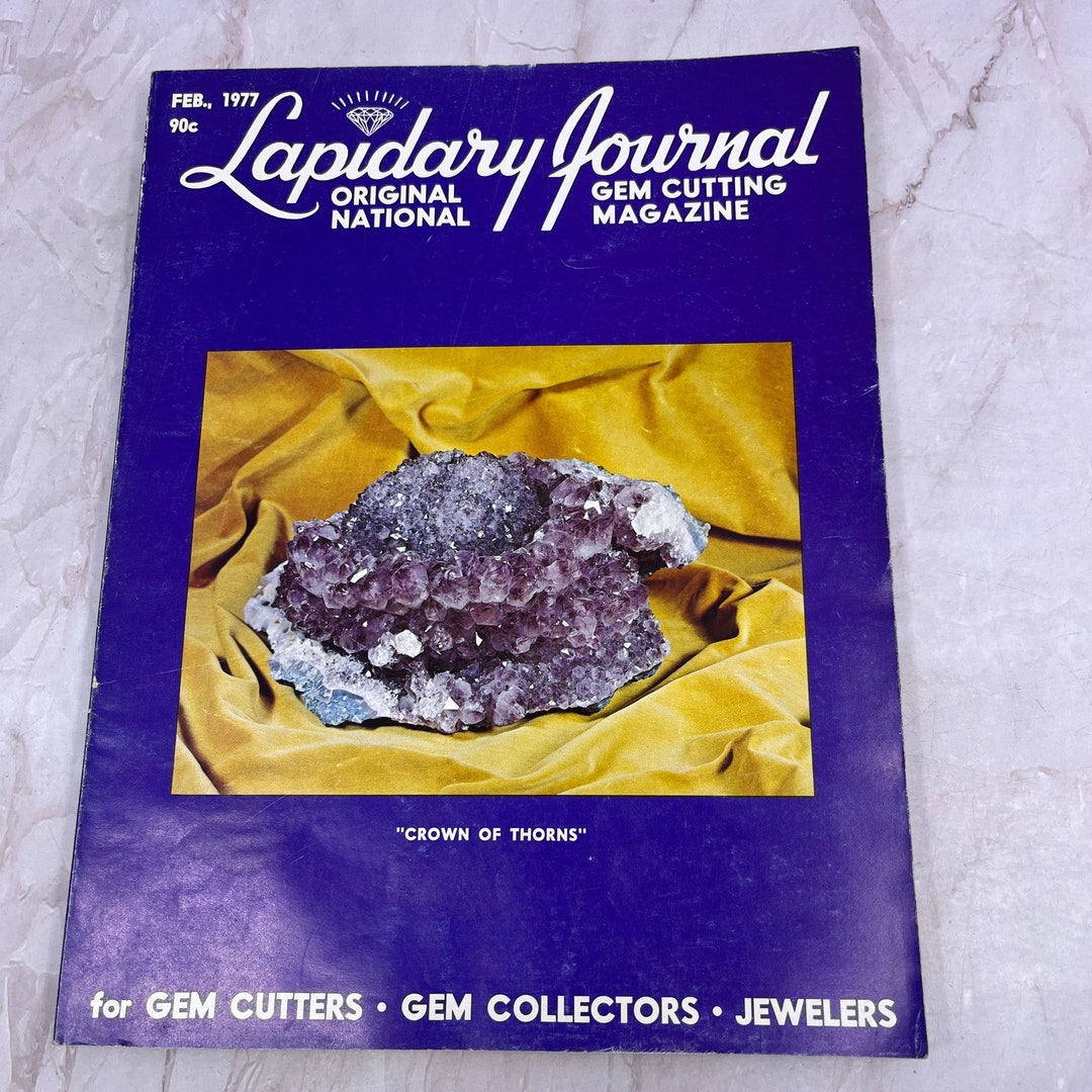 Amethyst Crown of Thorns - Lapidary Journal Magazine - Feb 1977 M28 - Etsy
