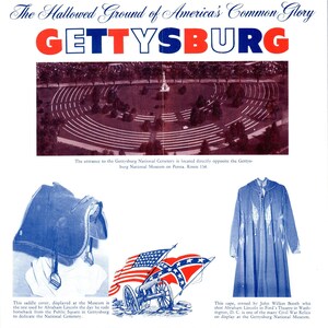 1966 Gettysburg National Museum PA Home of the New Electric Map ...