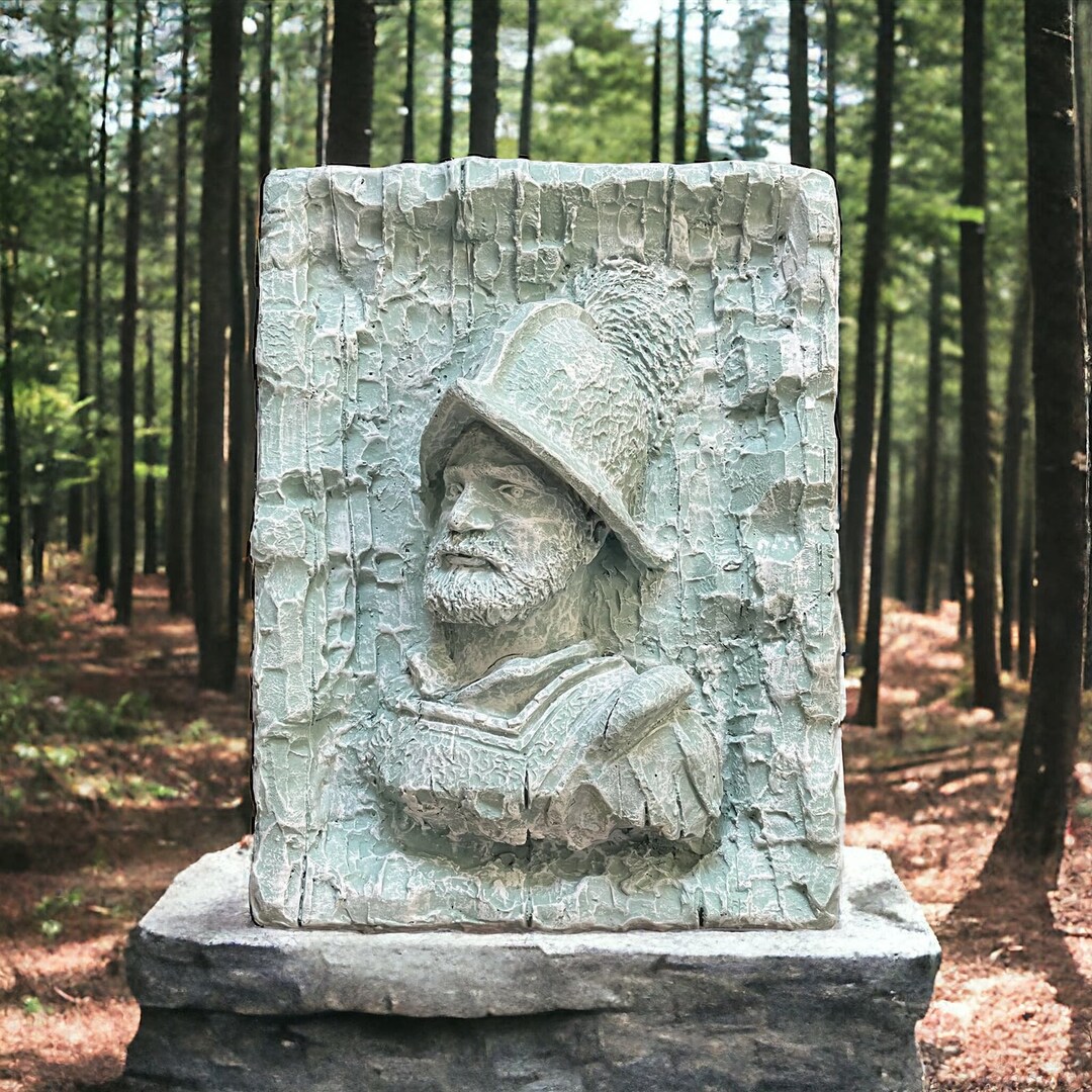 Hand Painted Oversized Spanish Conquistador Wall Art Relief Bust ...