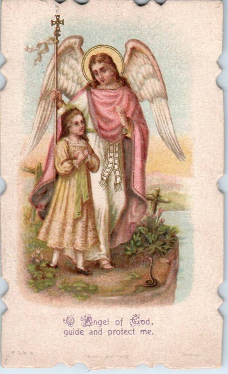 Victorian Prayer Card Rev. Francis Delange Techny Illinois 1880s TJ7-L2 ...