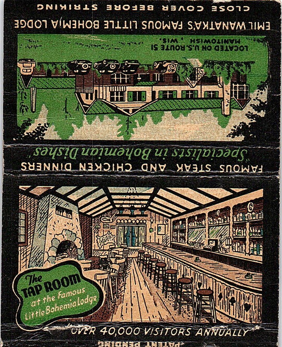 Emil Wanatka's Famous Little Bohemia Lodge Manitowish WI Large ...