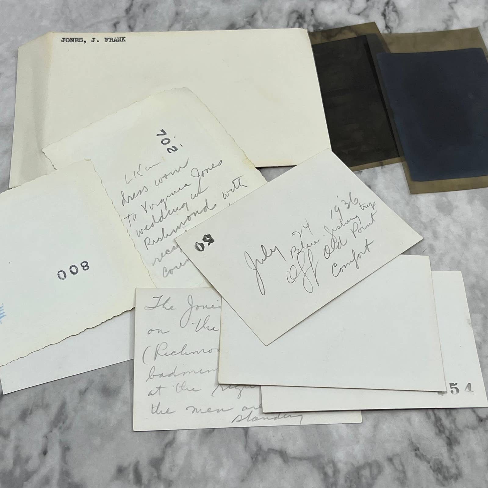 1930s Collection of Photos & Negatives Frank J. Jones Country Home Trip ...