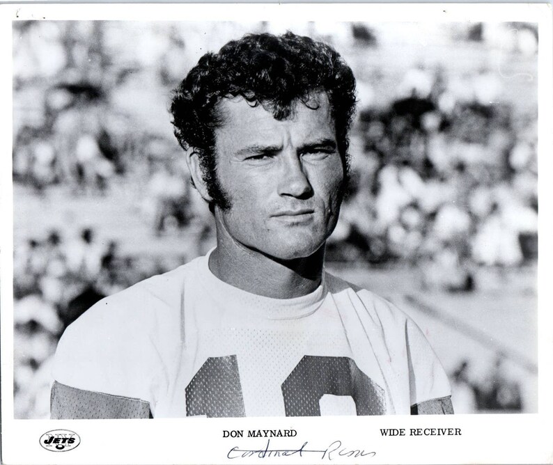 1970s Original Press Photo Football NFL New York Jets Don Maynard 8x10 ...