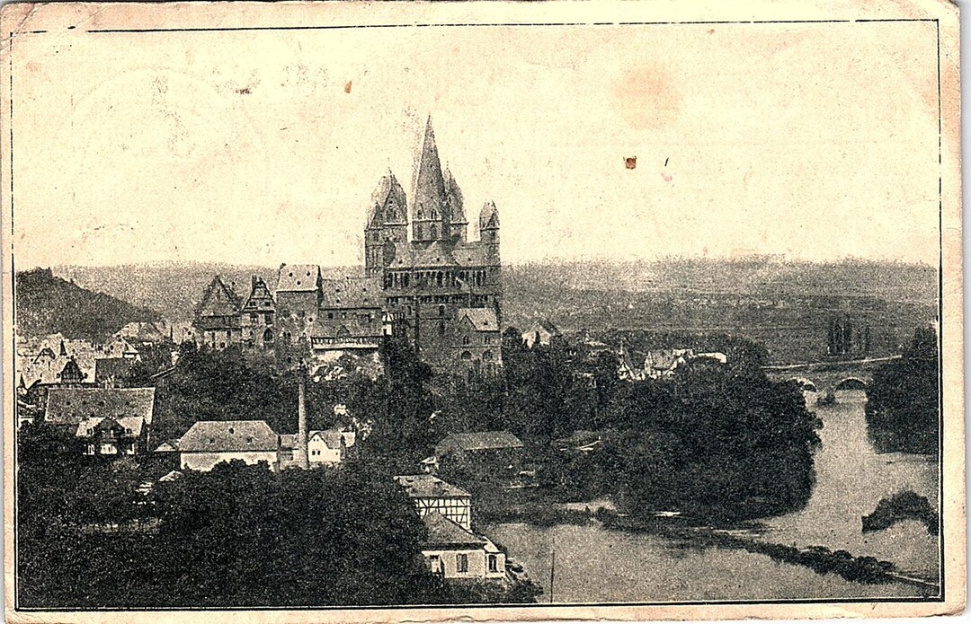 1919 WWI German POW Returning Home Limburg (lahn) Antique Postcard PE10 ...