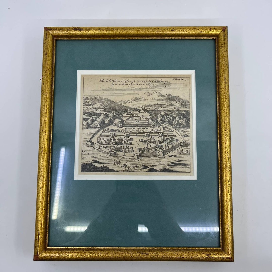 RARE 1700s Framed Engraving From Les Six Voyages De - Etsy