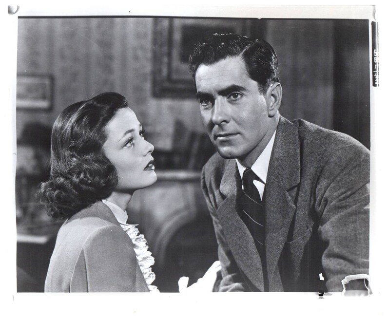 Vintage Press Photo Gene Tierney and Tyrone Power the Razor's Edge ...