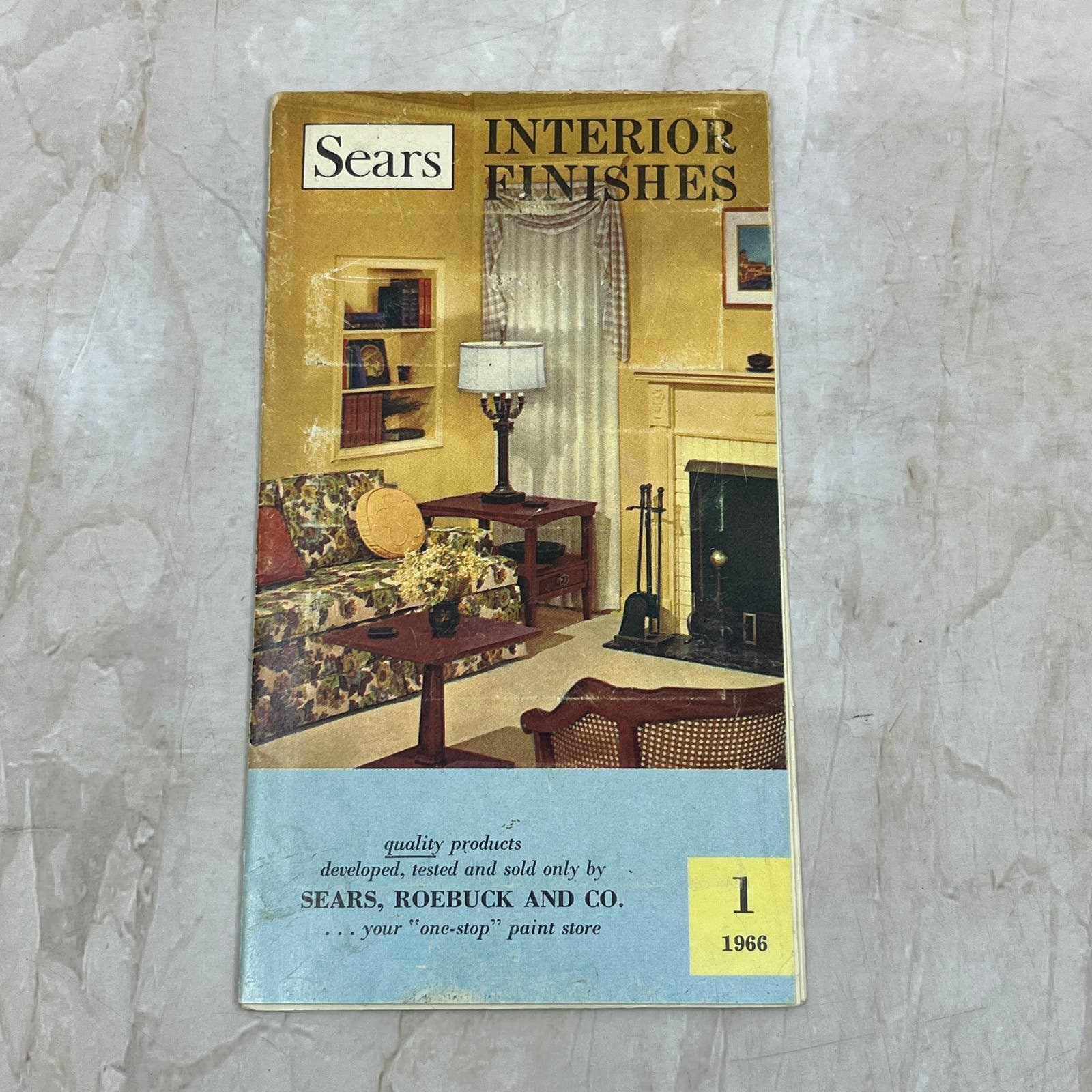 1966 Sears Interior Finishes Paint Swatches Brochure AE3 - Etsy