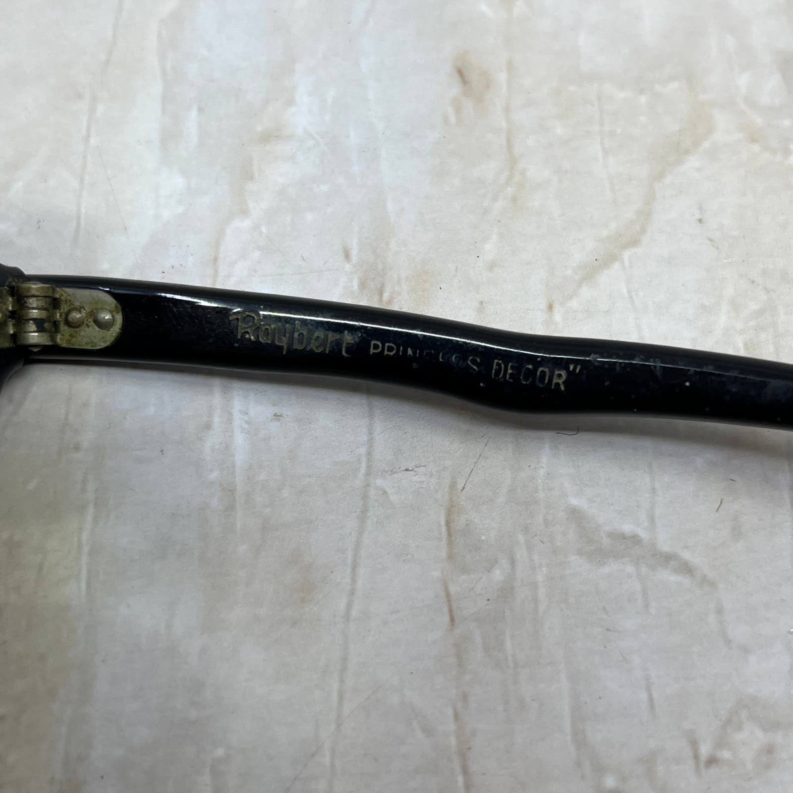 Vintage 1950s Raybert Princess Decor Black Rhinestone Eyeglasses Frames ...