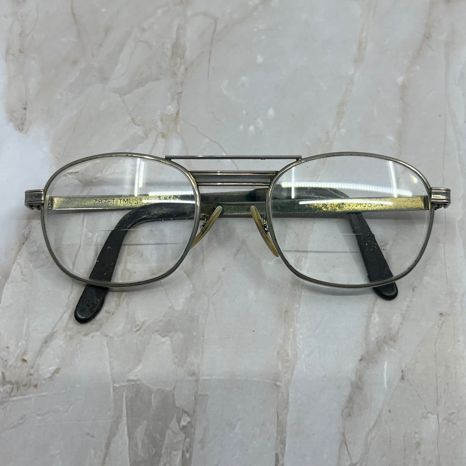 buy discount store online Vintage Titmus USA Men Glasses Frame Gold ...