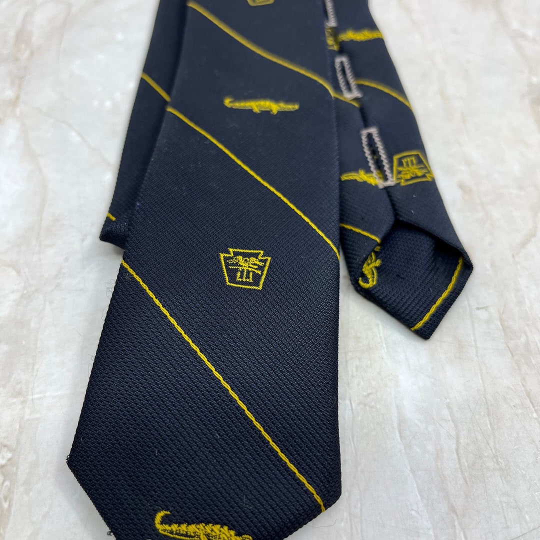 Retro Men's Prince Consort Fortrel Polyester Blue Necktie Tie TG9-T2 - Etsy