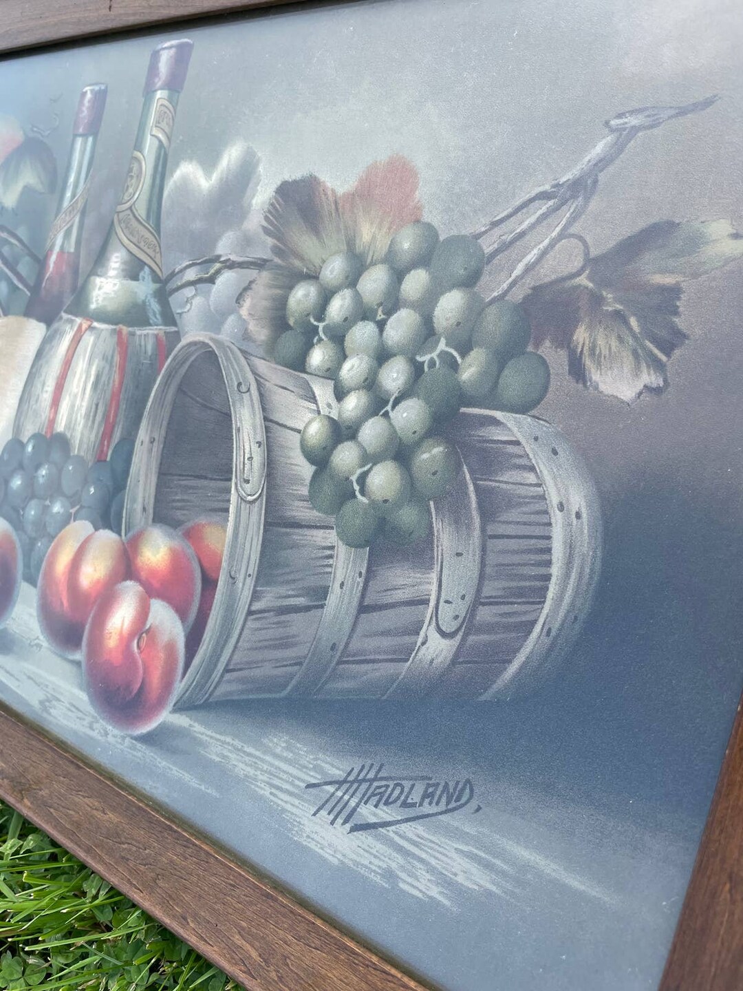 Antique Vintage H Hadland Chromolithograph Print Wall Art Framed - Etsy