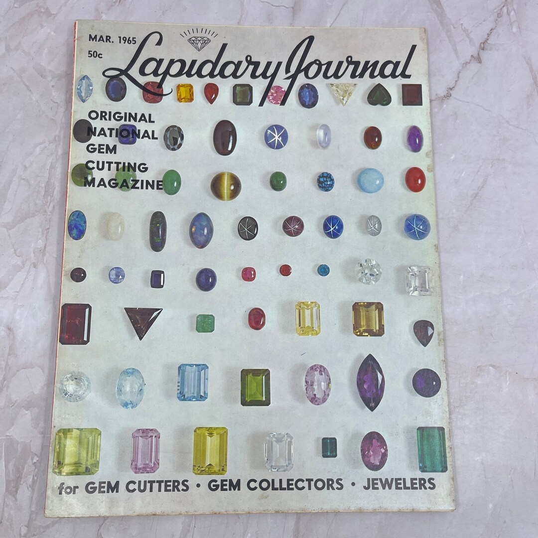 The Story of the Marine Life Intarsia Lapidary Journal Magazine Mar ...