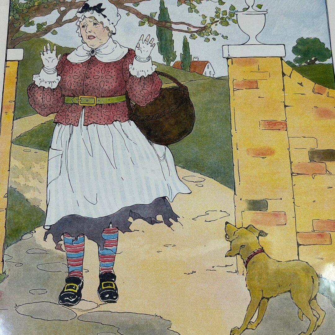 The Old Woman and the Pedlar Mother Goose Print Blanche Fisher Wright ...