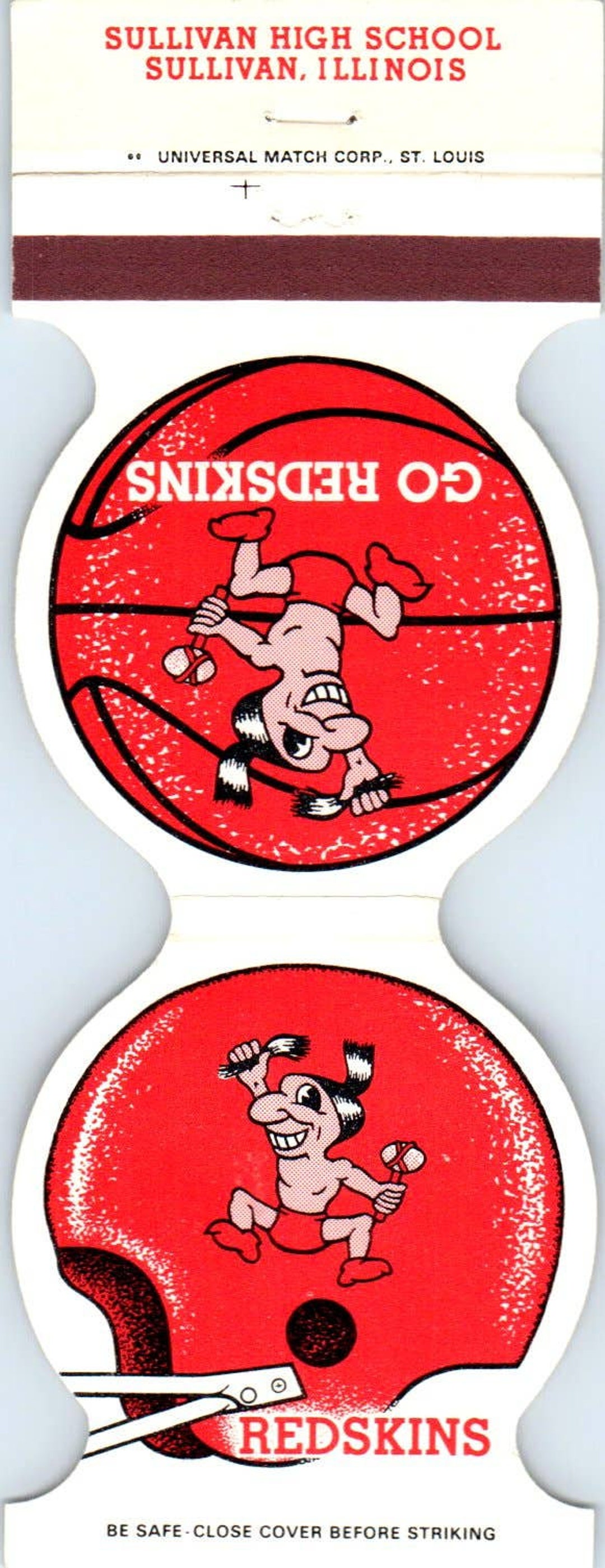 1984-85 Sullivan High School Illinois Basketball Schedule Matchbook ...