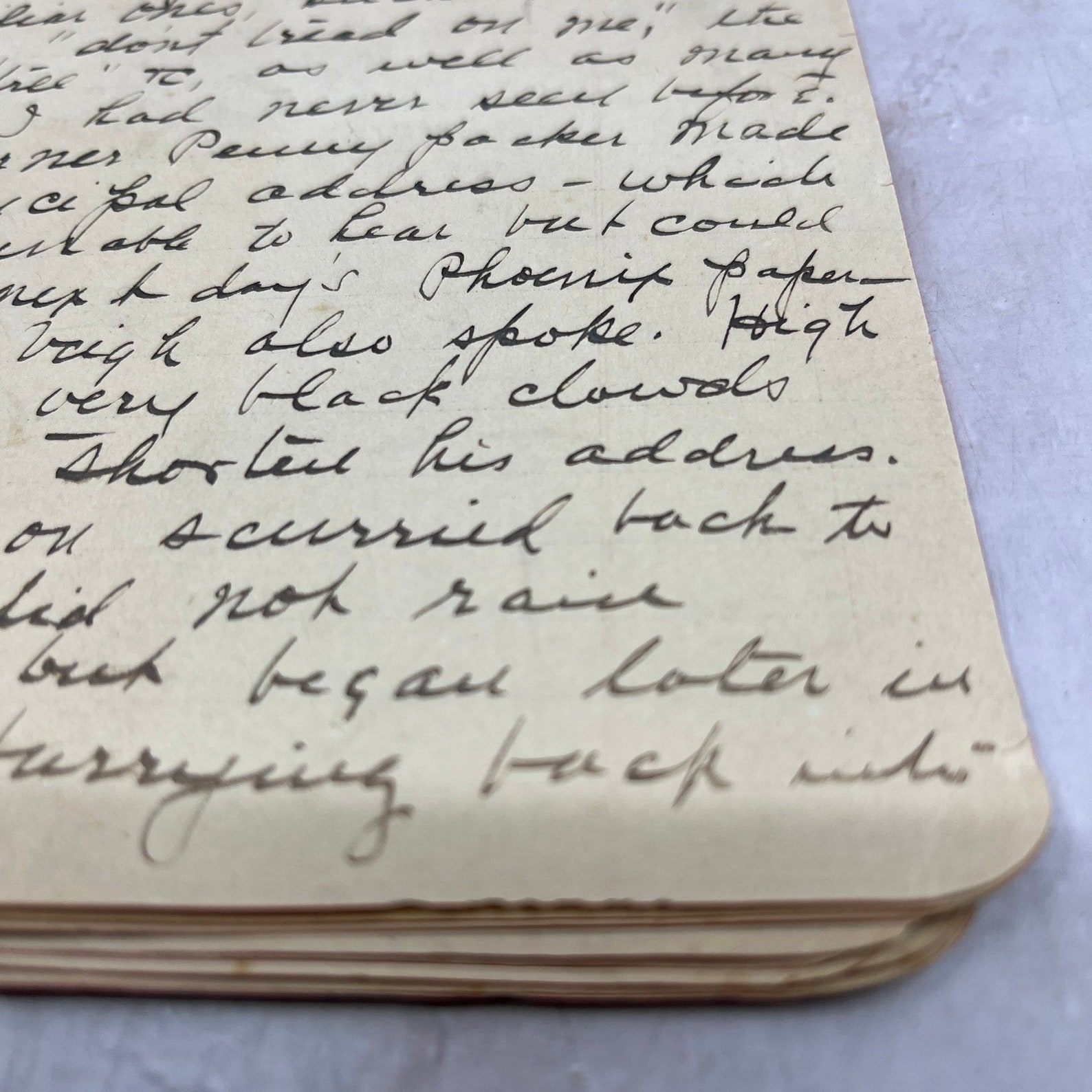 1907 Letter Lillian Lutes Wm. Dyer on Pickering-ford Phoenixville PA ...