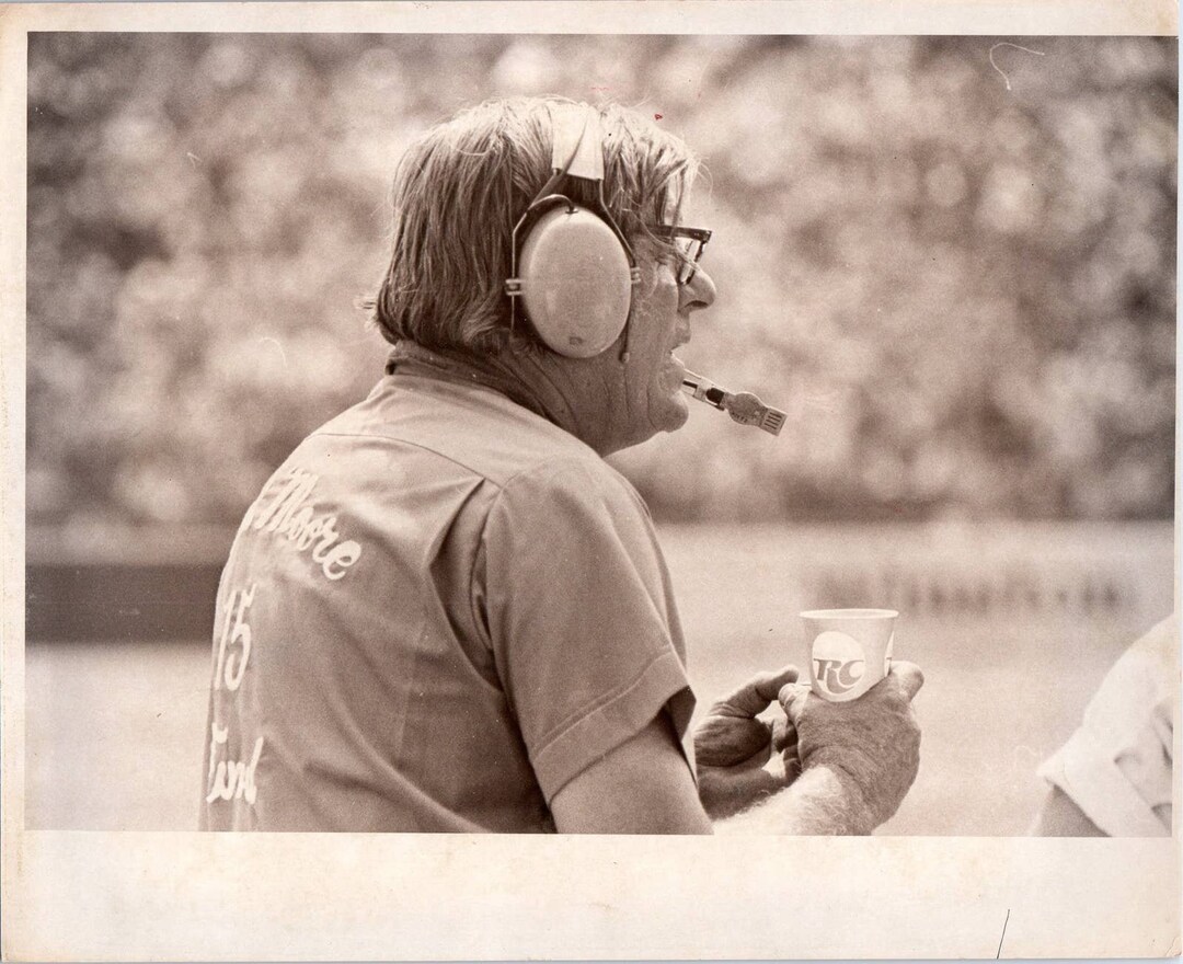 1975 Original Press Photo Bud Moore (NASCAR Owner) 8x10" TK2-FP - Etsy