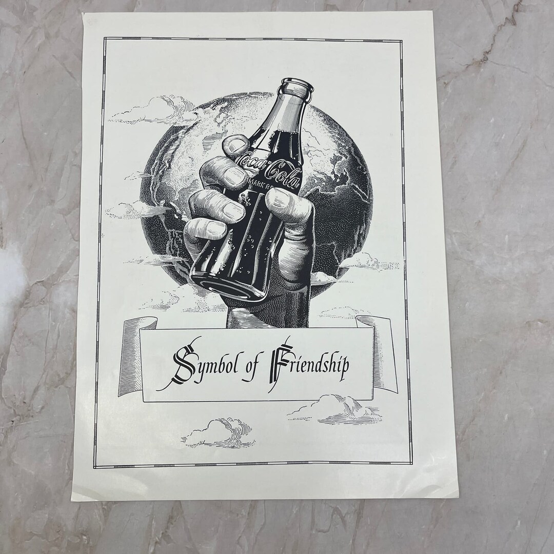 Coca-cola Coke Symbol of Friendship 9x12 Vintage Magazine Advertisement ...