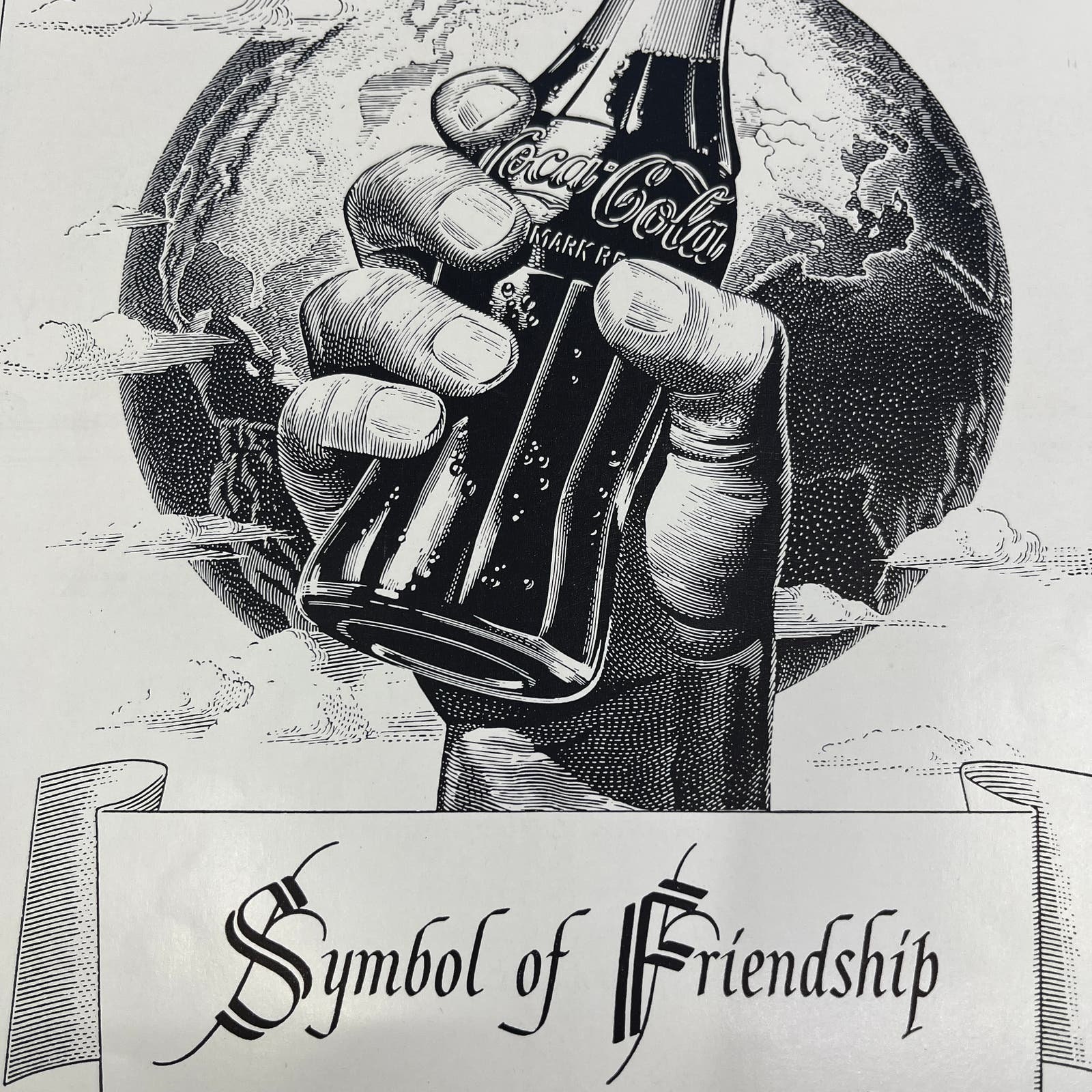 Coca-cola Coke Symbol of Friendship 9x12 Vintage Magazine Advertisement ...