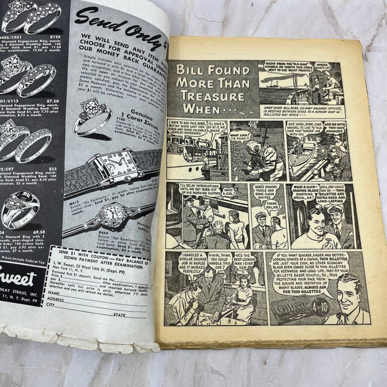 All Story Love 1948 March Romance Pulp Fiction Crystal Ball Doris ...