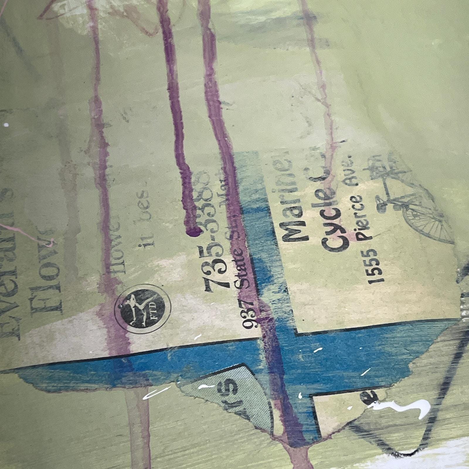 Original Mixed Media Abstract Art Painting 18x24 “rhetoric" Signed - Etsy