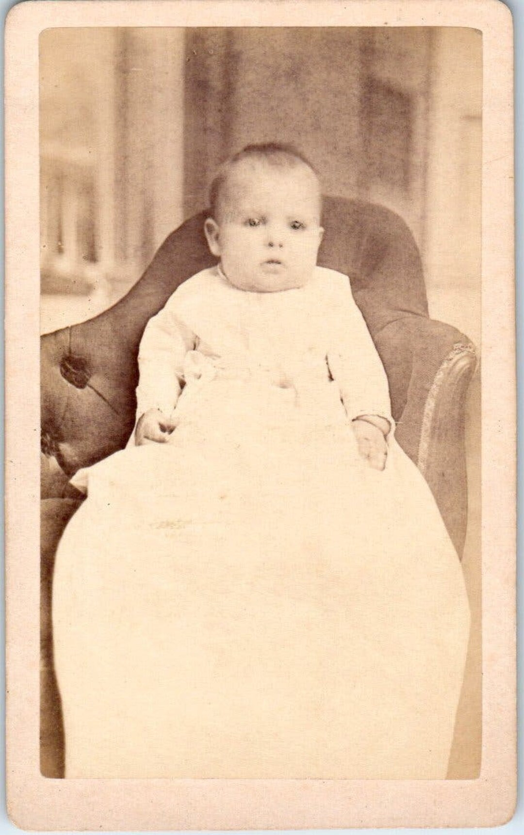 Early 1900s Original Photo Baby Infant Clayton Porter in Gown 2.5x4 ...