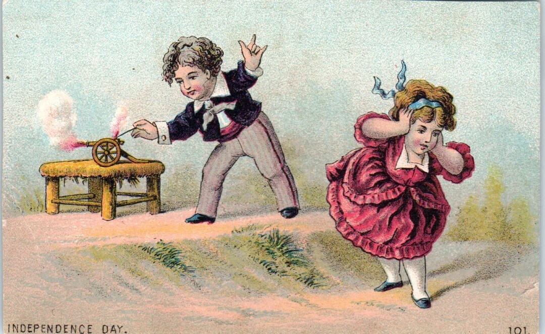 George Keyes Son & Co Fancy Goods Boy With Tiny Cannon C1880 Trade Card ...