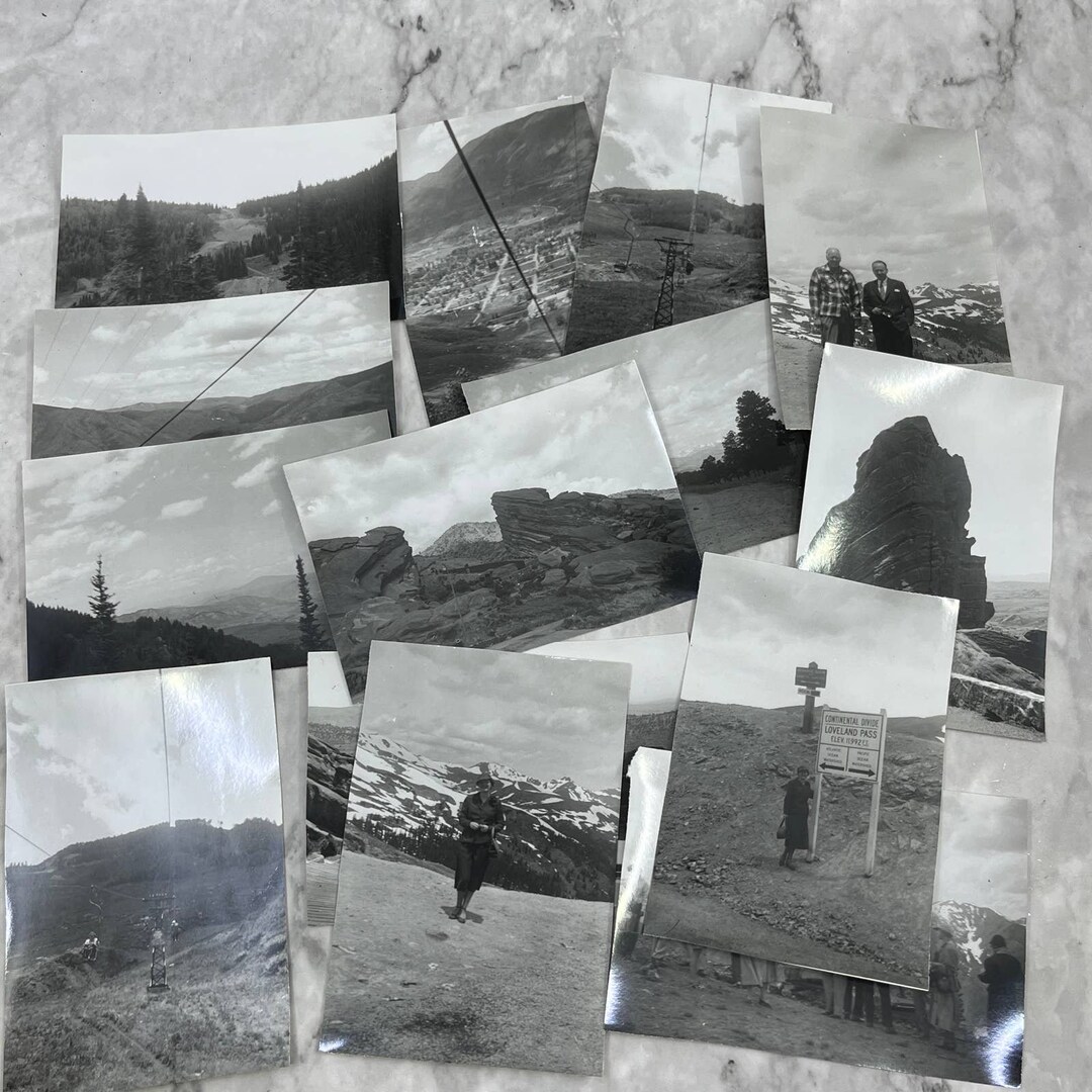 1952 Collection of Photos From Aspen Colorado Trip TJ8 - Etsy