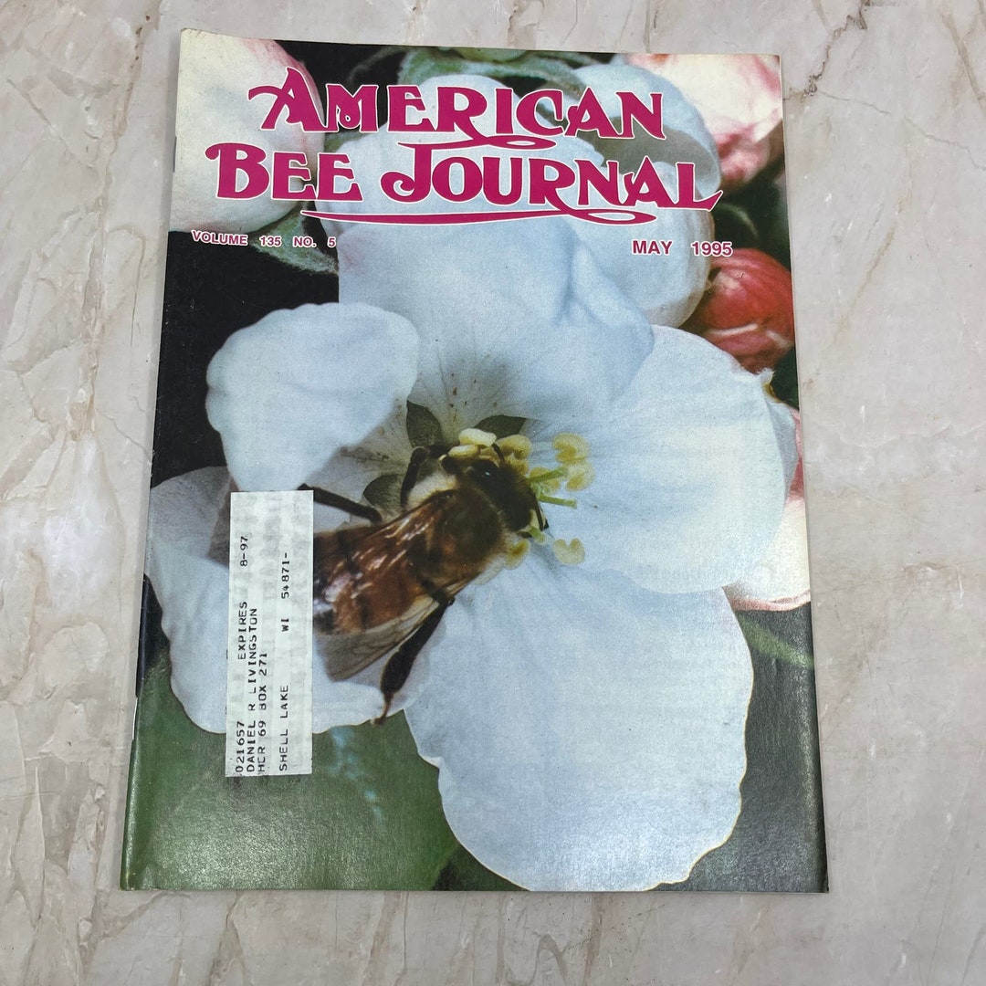 1995 May American Bee Journal Magazine Bees Beekeeping Honey M7 - Etsy