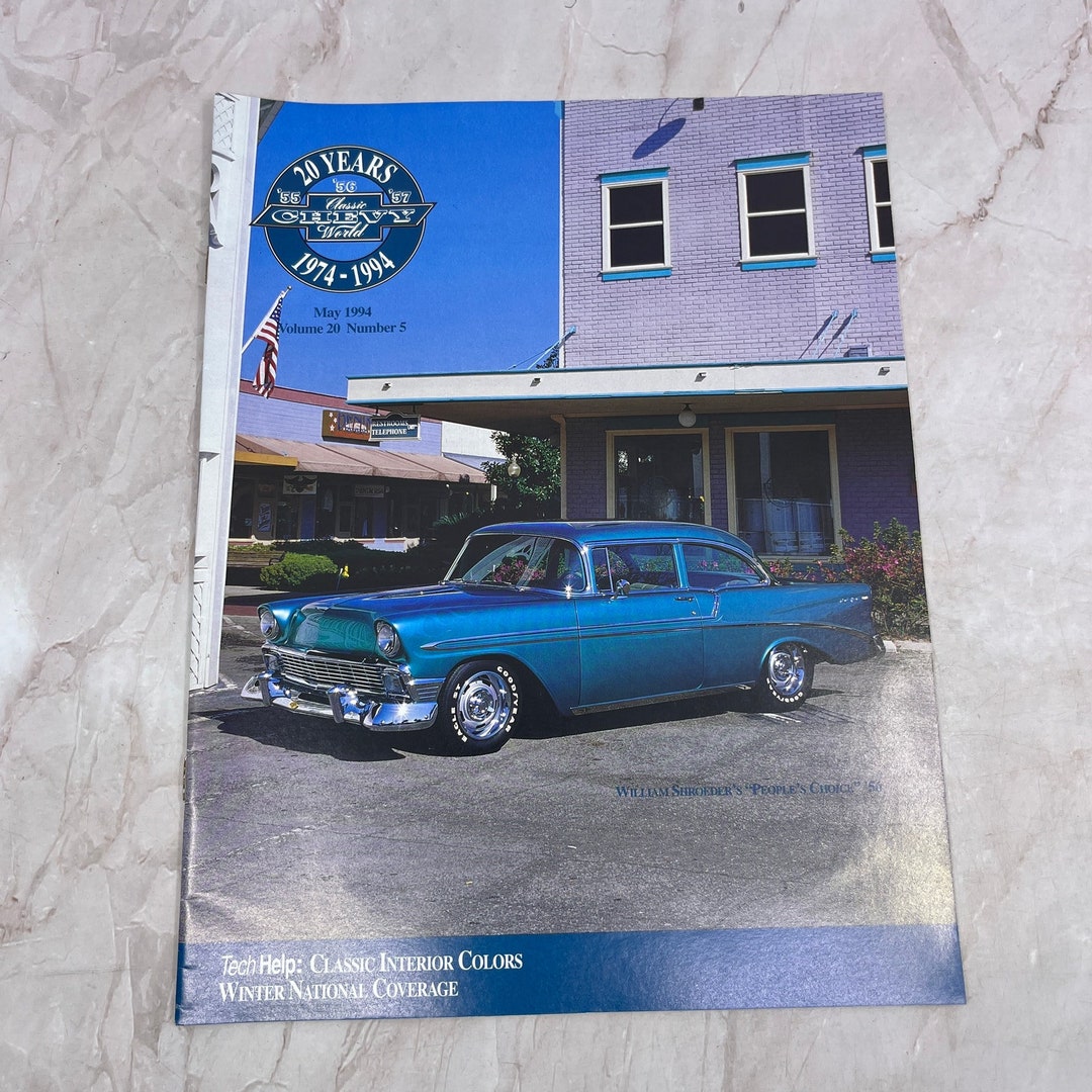 Classic Interiors '55, '56, '57 Classic Chevy World Magazine May 1994 ...