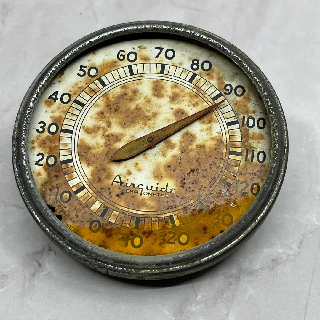 Vintage Airguide Thermometer Gauge Untested SC1 - Etsy