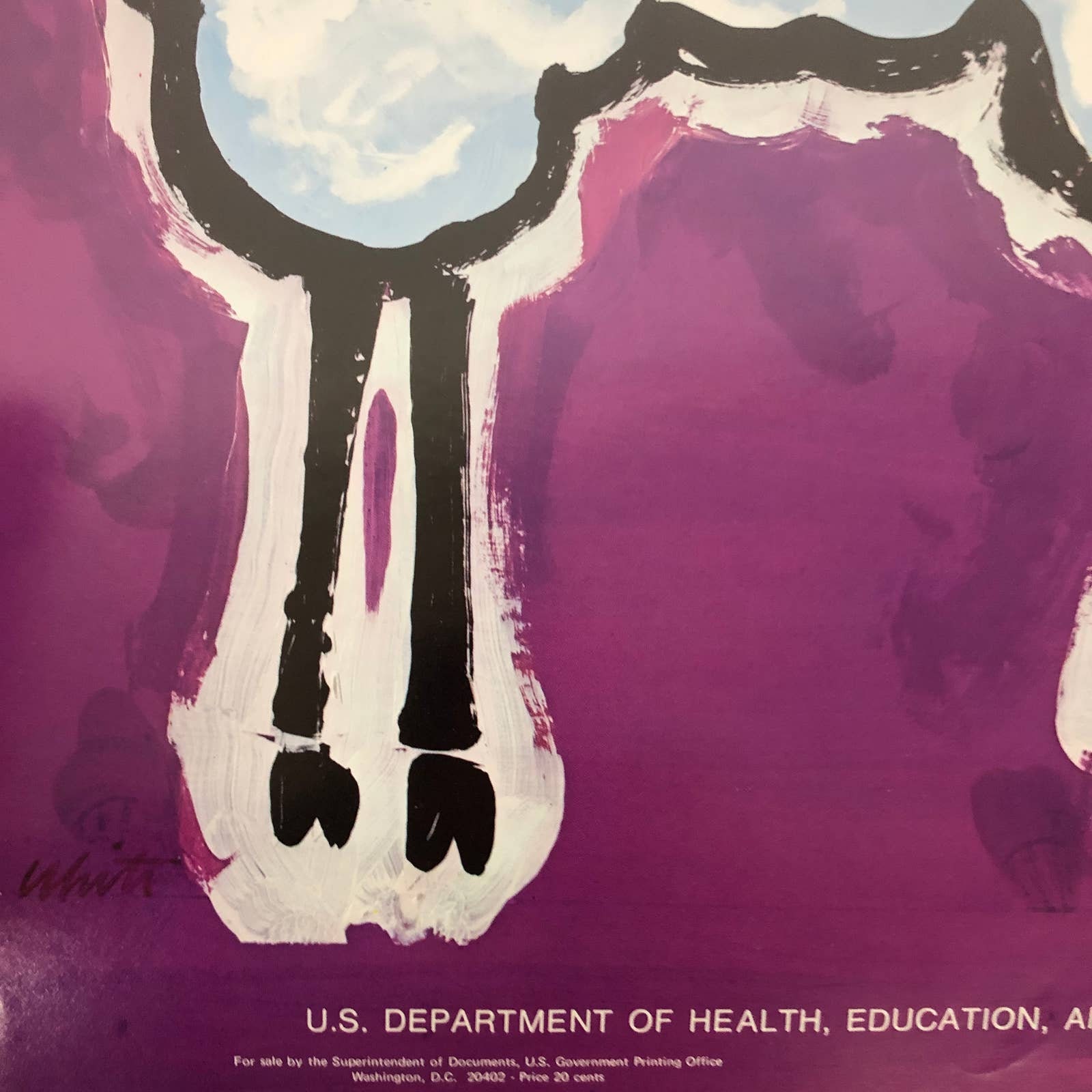 Rare 1970s Anti-smoking School Poster Baad News Sheep Ram 21 - Etsy